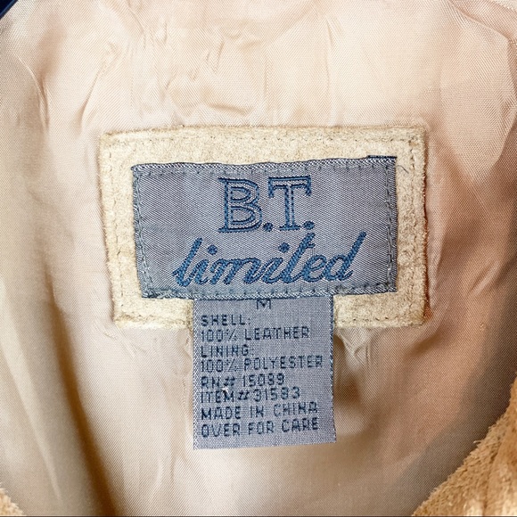 bt limited | Jackets & Coats | Bt Limited Suede Leather Jacket Sz ...